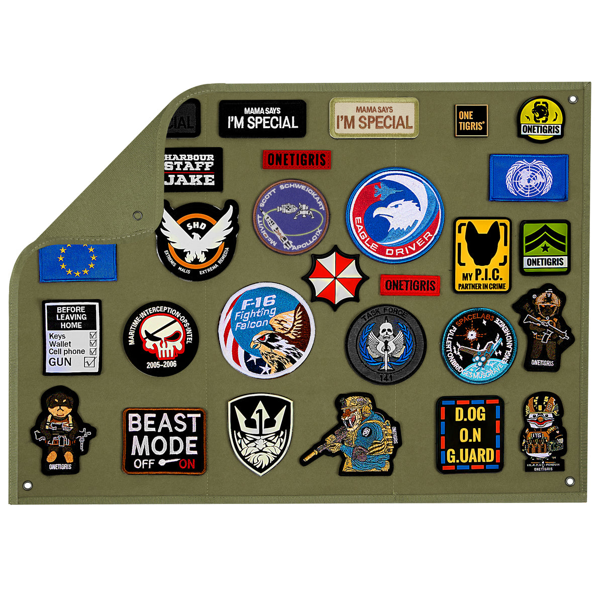 Patch Display 丨 22"x17.7"& Foldable – OneTigris Tactical